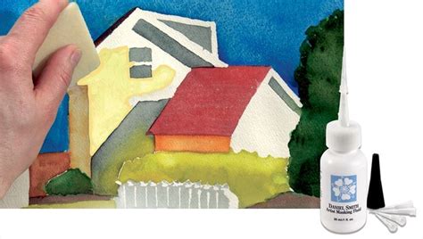 Preserve White Space With Masking Fluid