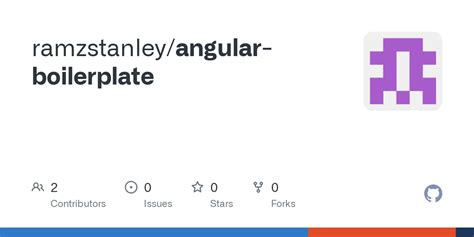 Github Ramzstanleyangular Boilerplate