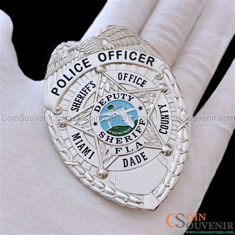 Mdso Police Officer Miami Dade Sheriffs Office Badge Coin Souvenir