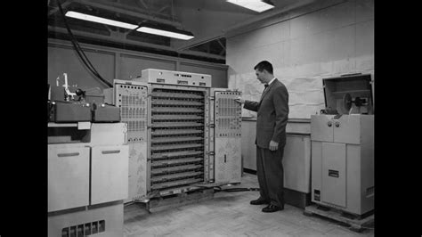 my engineer grandpa with his first portable computer in 1961 from