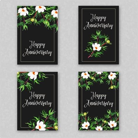 수채화 꽃 주년 프레임 초대장 템플릿 Psd 다운로드 디자인 자료 다운로드 초대장 꽃 수채화 꽃