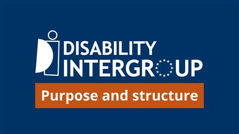Disability Intergroup Terms Of Reference European Disability Forum