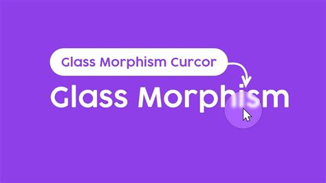 Custom Cursor With Glass Morphism Effect With Css And Javascript Youtube