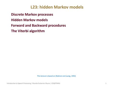 SOLUTION Example Markov Model Studypool