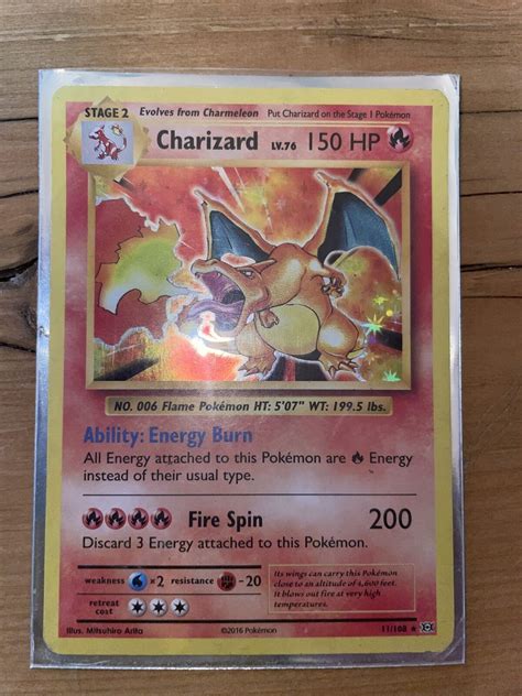 Holographic Charizard Card