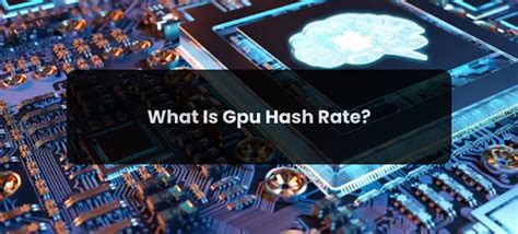 What Is Gpu Hash Rate Divided We Will Fall