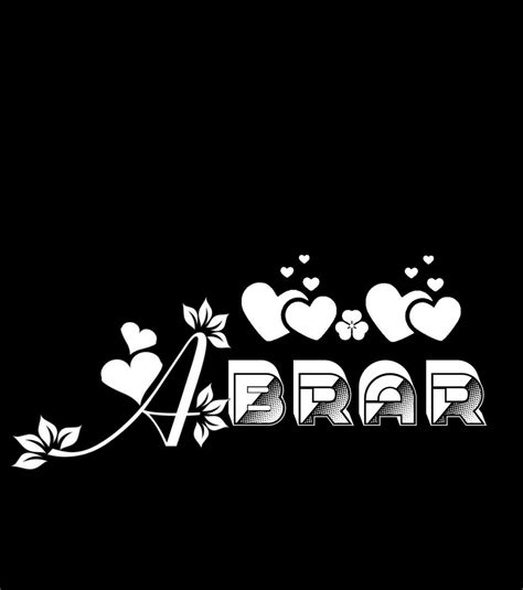 Abrar Name Png In 2025 Doodle Images Cute Messages For Girlfriend