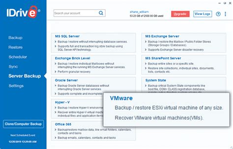 Vmware Backup Solution With Idrive® Cloud Backup