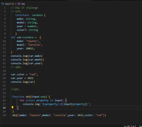 Fiza Langah On Linkedin Todays Challenge Day 27 Was All About Objects