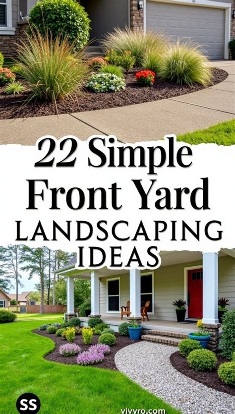 22 Simple Front Yard Landscaping Ideas Youll Love