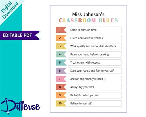 Classroom Rules Class Rules Classroom Rules Sign In This Etsy Classroom Rules Class Rules Classroom Rules Sign In This Etsy