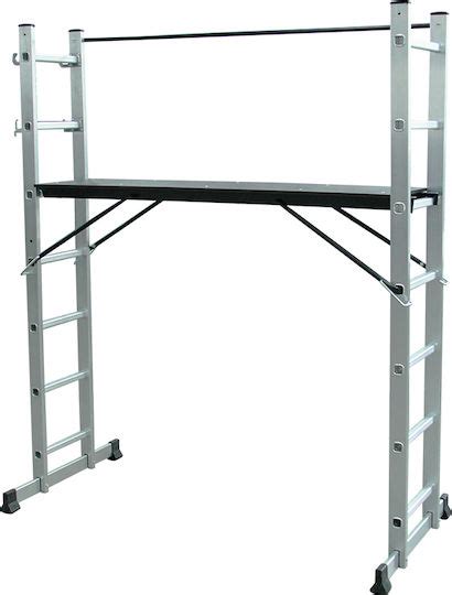 Bormann Διπλή Σκάλα Αλουμινίου 2x14 080398 Skroutzgr