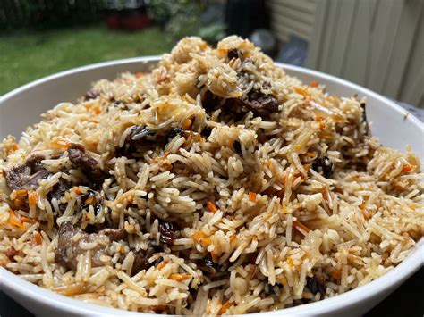 Kabuli Pulao Recipe Afghan National Dish Kabuli Rice Traditional