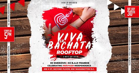 Viva La Bachata Rooftop Social Perú Independence Mi Gente Salsa