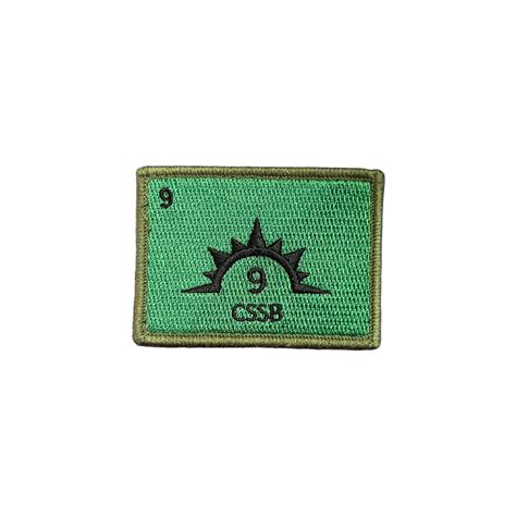 9th Combat Service Support Battalion Patch P298 Allied Militaria