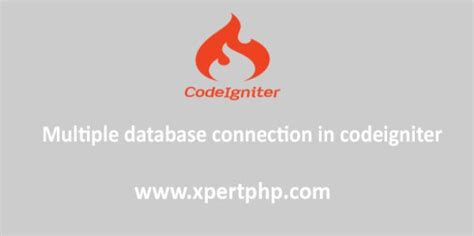 Multiple Database Multiple Database Connection Database Connection