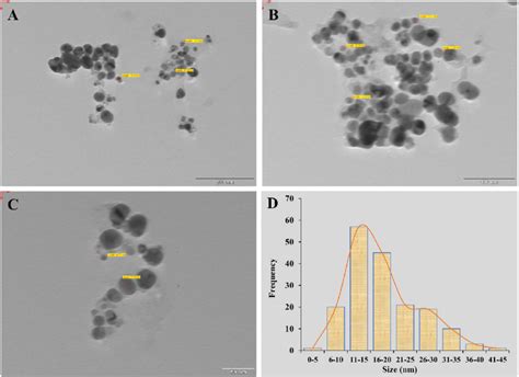 A C Tem Micrograph Of Synthesized Pl Agnps D Histogram Of Particles Download Scientific
