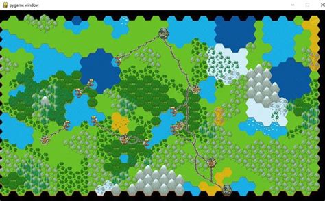 Procedural Hex Tile Maps Rpygame