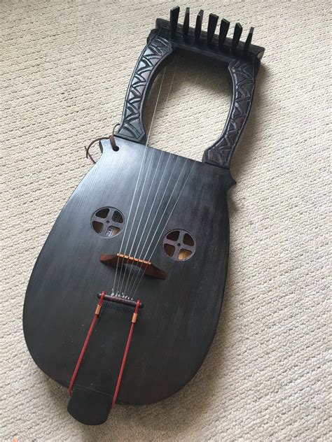 Kravik Lyre 7 String Viking Lyre Made Of Spruce With Hard Case