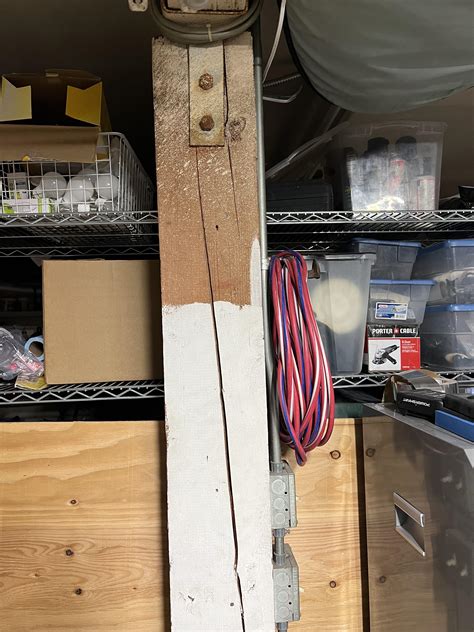 Is This Wooden Column Split Something I Should Be Concerned With If So How Can I Fix R DIY