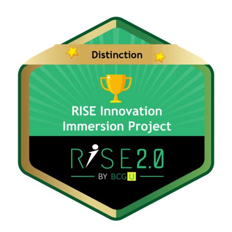 Bcg Rise Distinction Innovation Immersion Project Credly