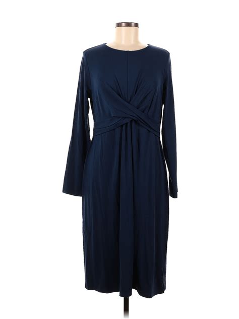 Jjill Solid Navy Blue Cocktail Dress Size M 72 Off Thredup