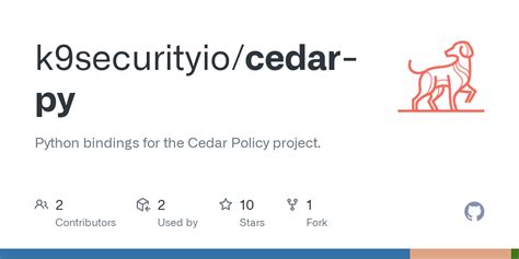 Github K9securityio Cedar Py Python Bindings For The Cedar Policy Project