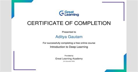 Aditya Gautam On Linkedin Excited To Share That Ive Successfully Completed Introduction To Deep…