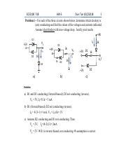 ECE 3100 Homework HW3 Solution Pdf ECE3100 F18 HW 3 Due Tue 10 2 2018 1 Problem 1 For Each