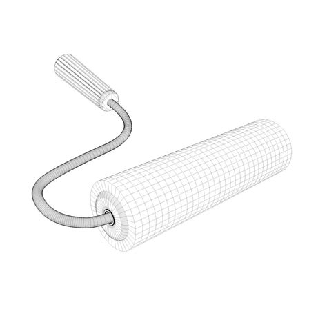 폼 페인트 브러시 롤러 3d 모델 10 C4d Free3d