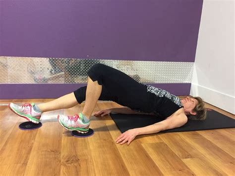 How To Slide Your Way To Full Body Fitness Single Leg Curl From Bridge