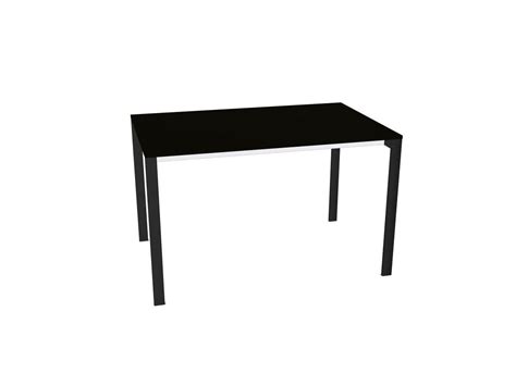 Kristalia Be Easy Table Fixed Table L 123 X P 79 Cm Black Ingo