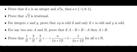 Solved Prove That If A Is An Integer And A2a Then Chegg Com