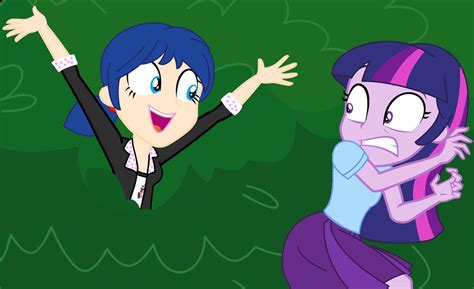 Boo Marinette Scared Twilight By Caitlinsparkle On Deviantart