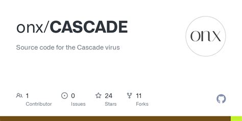 Github Onx Cascade Source Code For The Cascade Virus