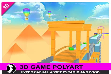 Hyper Casual Asset Pyramid And Food 3d Environments Unity Asset Store