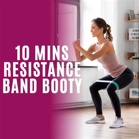 Trending 10 Minute Resistance Band Booty Workouts