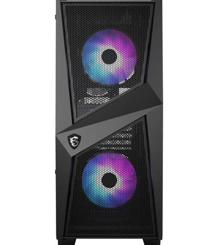 MSI MAG Forge R ATX ARGB Hub Mystic Light Sync Tempered Glass Mid Tower Gaming PC Case