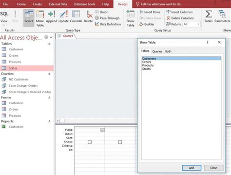 Access Chapter 2 Business Computers 365
