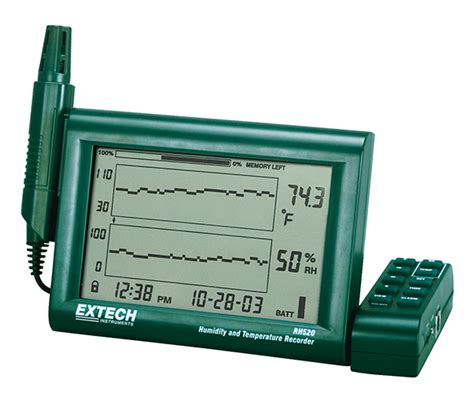 Extech Rh520a Humidity Temperature Chart Recorder With Detachable Probe Discontinued And Replaced