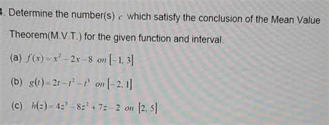 Solved Determine The Number S C Which Satisfy The Chegg Com