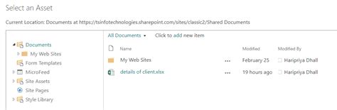 how to display excel spreadsheet in sharepoint online
