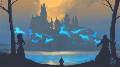 Artstation Battle For Hogwarts He Will Come To Me