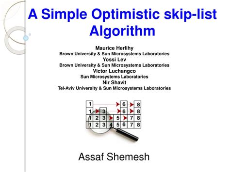 Ppt A Simple Optimistic Skip List Algorithm Powerpoint Presentation