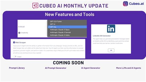 Cubeo Ai Monthly Update Exciting New Features And Improvements