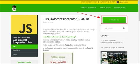 Curs Javascript începători Online Cursuri Acreditate De It
