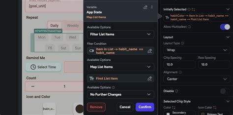 Initially Selected Choice Chips From Data Type Rflutterflow