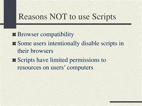 Ppt Lecture 3b Client Side Scripting Powerpoint Presentation Free