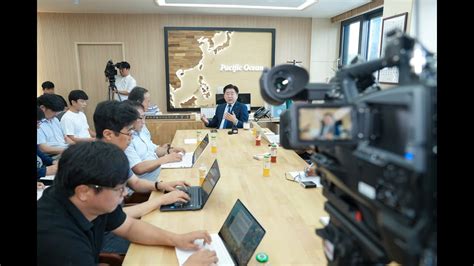 영상 오영훈 제주지사 제주 제2공항 등 제주현안에 대해 기자들과 무슨 이야기를 Youtube