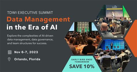 Tdwi On Linkedin Tdwi Executive Summit For Data Management Transforming Data With…